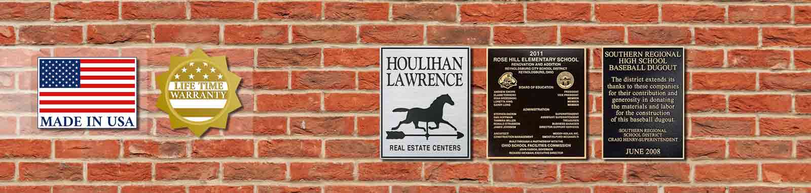 Bronze Plaques | Architectural Building Plaques | Dedication Plaques