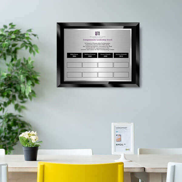 Perpetual Plaque - Glass Black BG-PP-EZ12