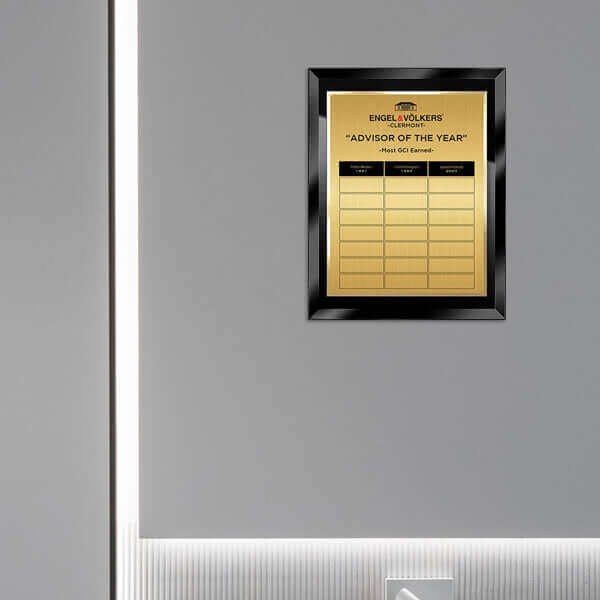 Perpetual Plaque - Glass Black BG-PP-EZG24