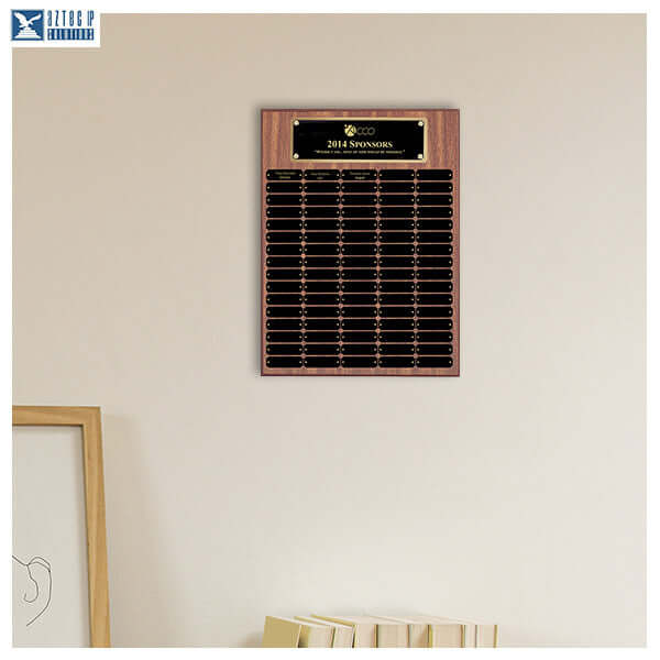 Perpetual Plaques - with 60, 72, & 80 Plates