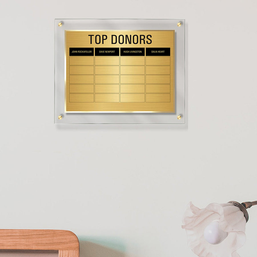 Perpetual Plaque - TransLucite® PP-EZG24-1CL15