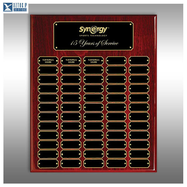 Perpetual Plaque - Rosewood Piano 60-Plate RWP-PP60-JS