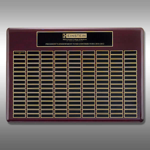 Rosewood Perpetual Plaque - 48 Plates RWP-PP504