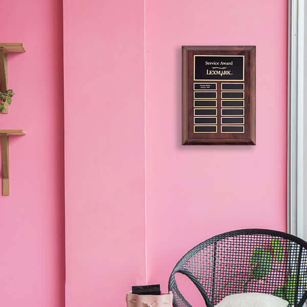 Perpetual Plaques - Genuine Wood