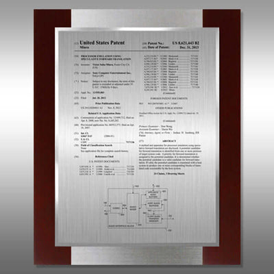 Patent Plaques & Patent Awards | Corp Patent Programs & Awards